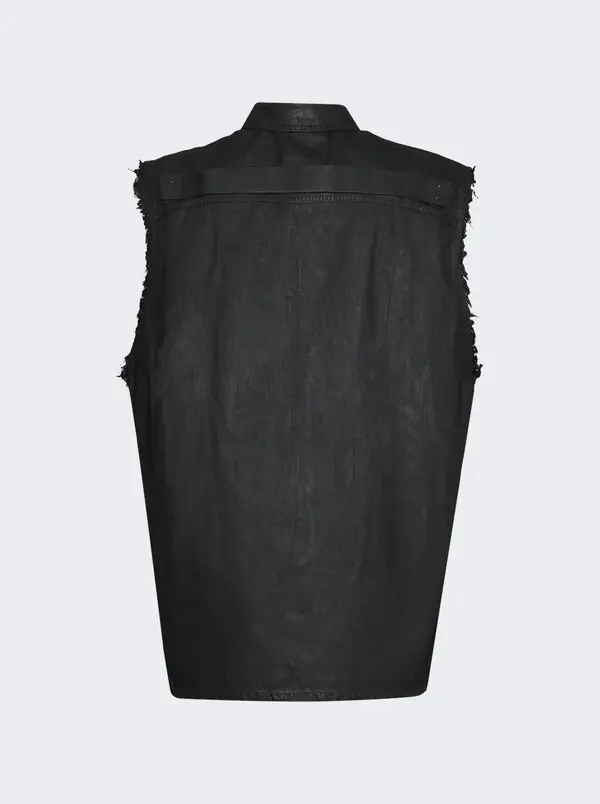 Rick Owens Sl Tommy Jumbo Outershirt - Black