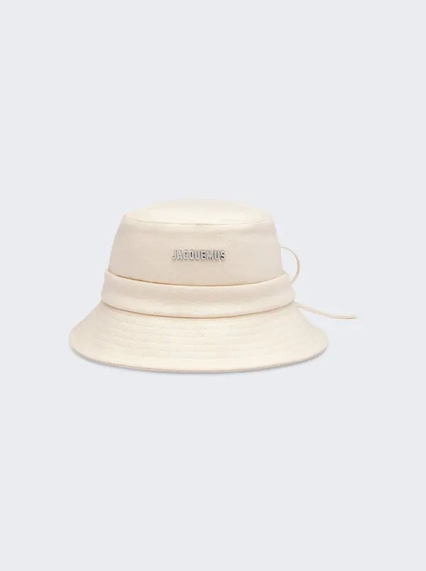 Jacquemus Le Gadjo Bucket Hat - Off White