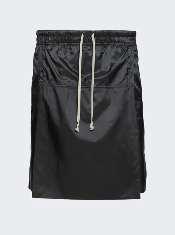 Rick Owens X Moncler Kilt Shorts - Black