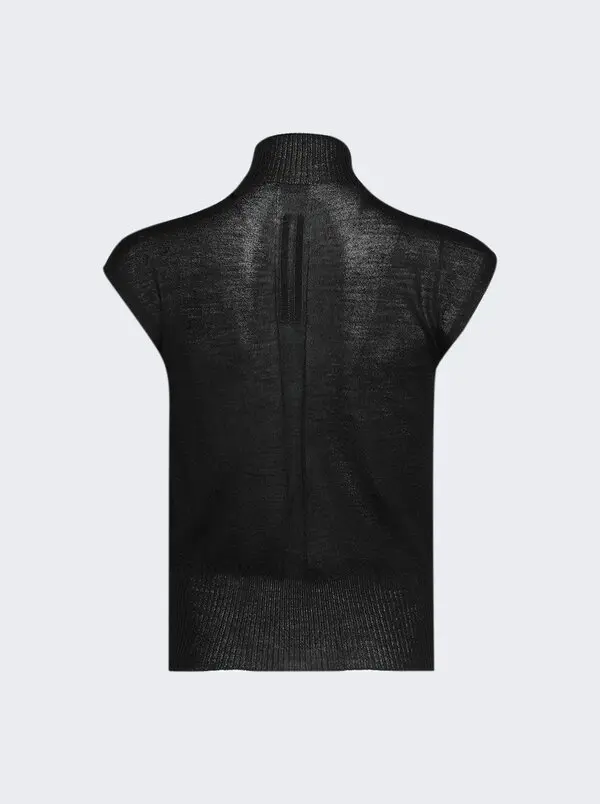 Rick Owens Sleeveless Turtle Knit Top