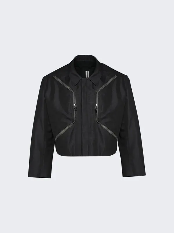 Rick Owens Blixa Mac Jacket - Black