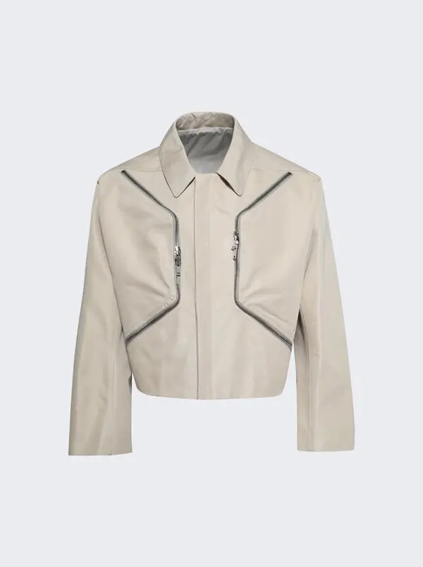 Rick Owens Blixa Mac Jacket - Sand
