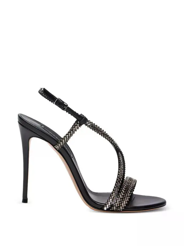 Casadei Josephine Beaded Strap Sandals