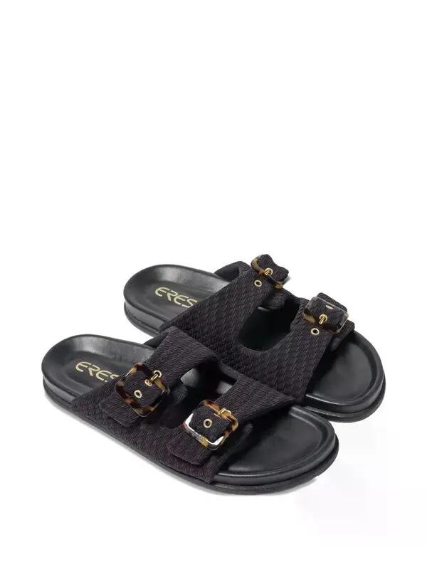 ERES Izia Buckle Slides - Black