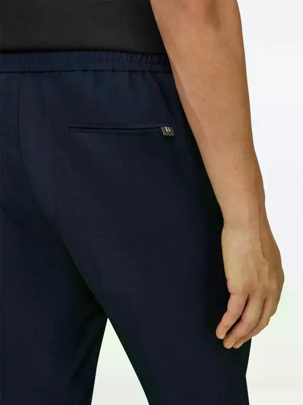 Boggi Milano Drawstring Seersucker Trousers