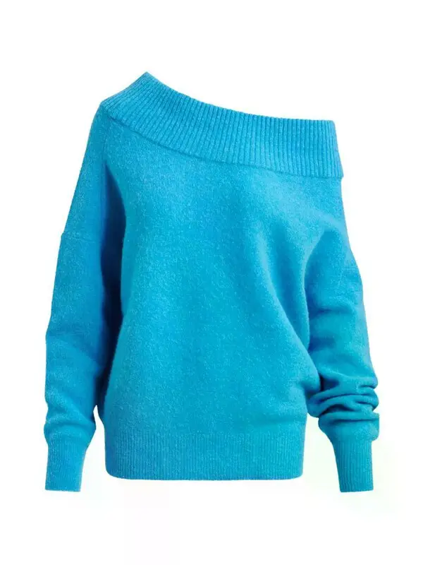 Essentiel Antwerp Off-shoulder Ribbed Sweater