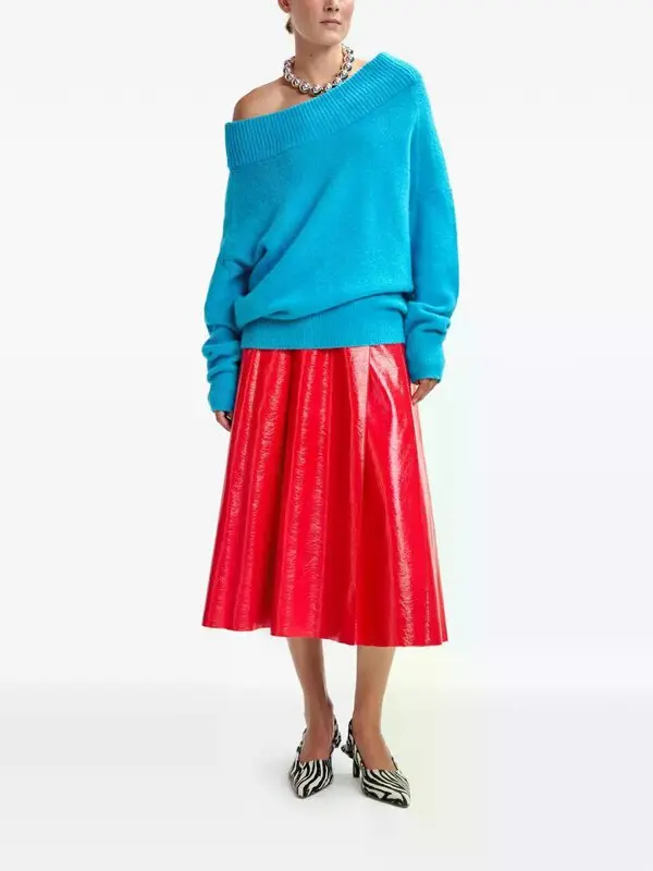 Essentiel Antwerp Off-shoulder Ribbed Sweater