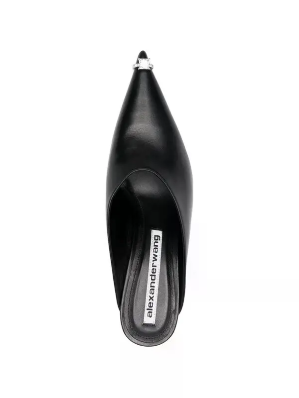 Alexander Wang Akilita Pointed-toe Heeled Mules