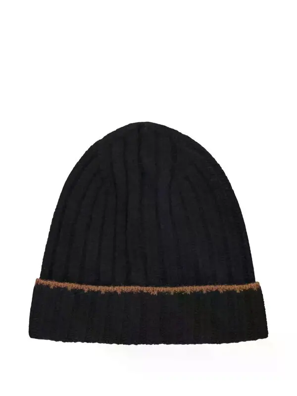 MOORER Knitted Line Beanie