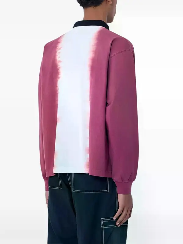 NÒMARYTHM TEXTILE Contrast Collar Long Sleeve Shirt