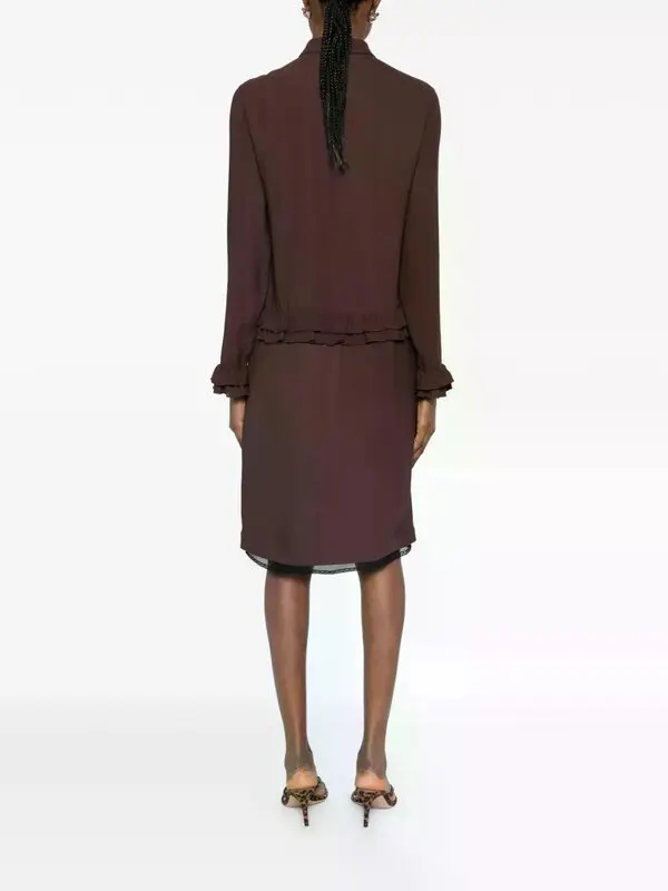 N°21 Ruffled Shirtdress