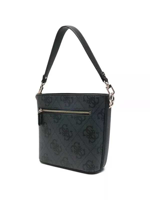 Guess Monogram Bucket Bag - Black