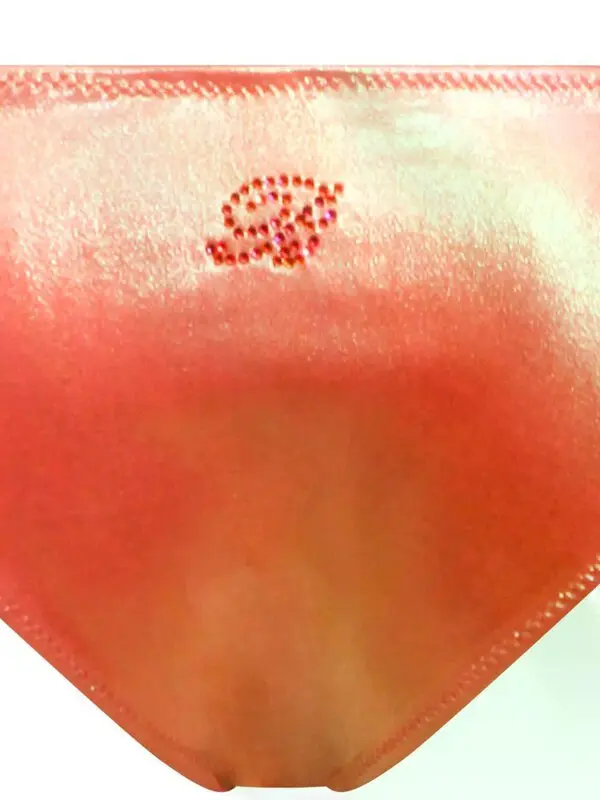 Blumarine Logo-detail Bikini Bottom - Orange