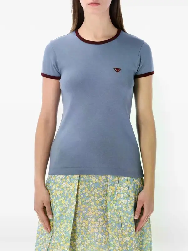 Prada Logo-patch T-shirt
