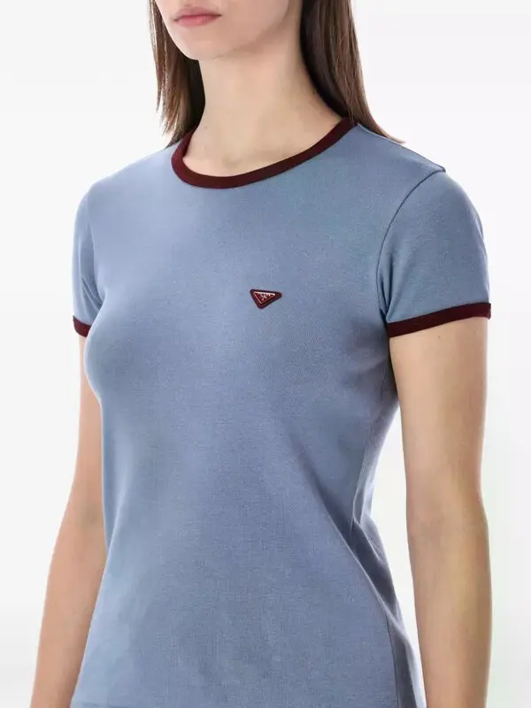 Prada Logo-patch T-shirt