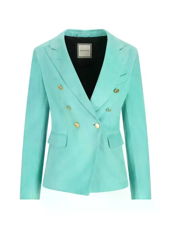 Tagliatore Double-breasted Blazer - Blue
