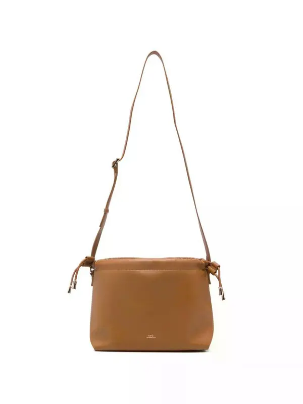 A.p.c. Ninon Drawstring Shoulder Bag - Brown