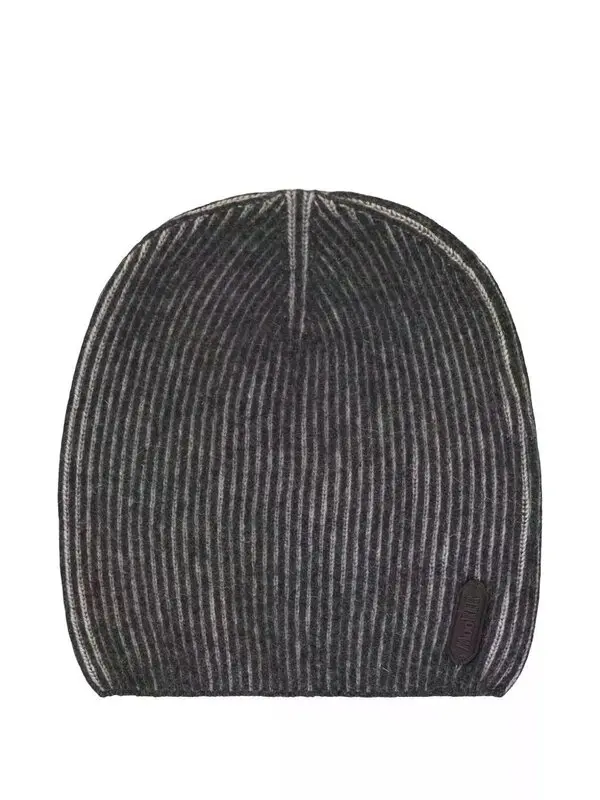MOORER Knitted Beanie - Grey