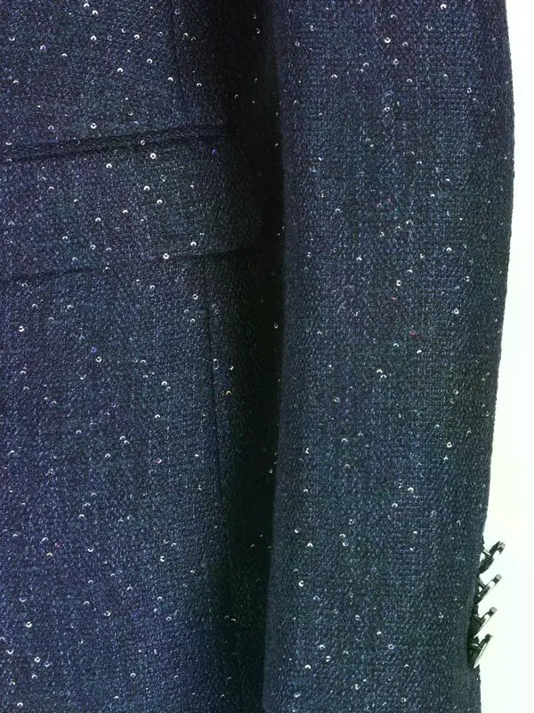 Tagliatore Sequin-embellished Double-breasted Blazer