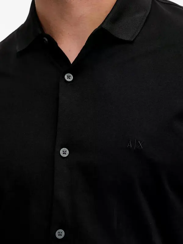 Armani Exchange Buttoned Shirt - Black