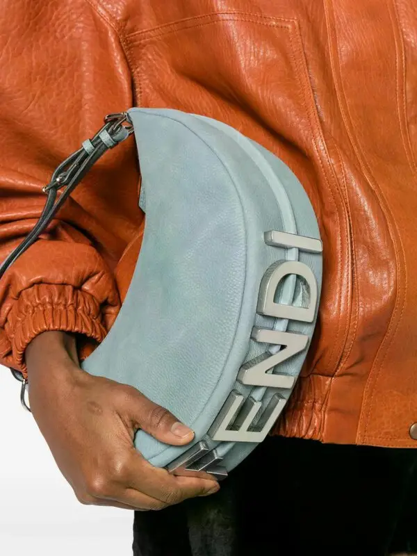 Fendi Small Graphy Leather Tote
