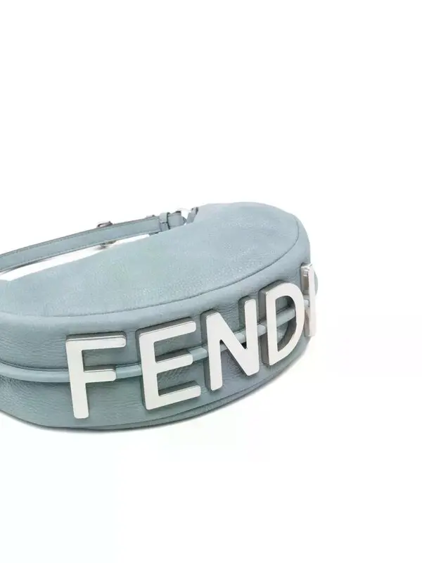 Fendi Small Graphy Leather Tote