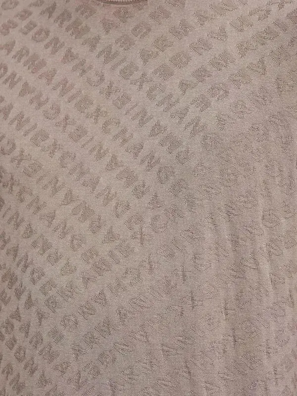Armani Exchange Patterned Crew-neck Sweater
