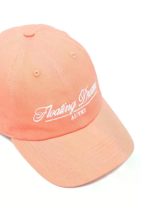 AUTRY Embroidered Cap - Orange