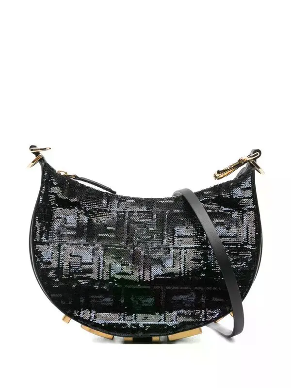 Fendi Mini Graphy Sequin-embellished Tote Bag