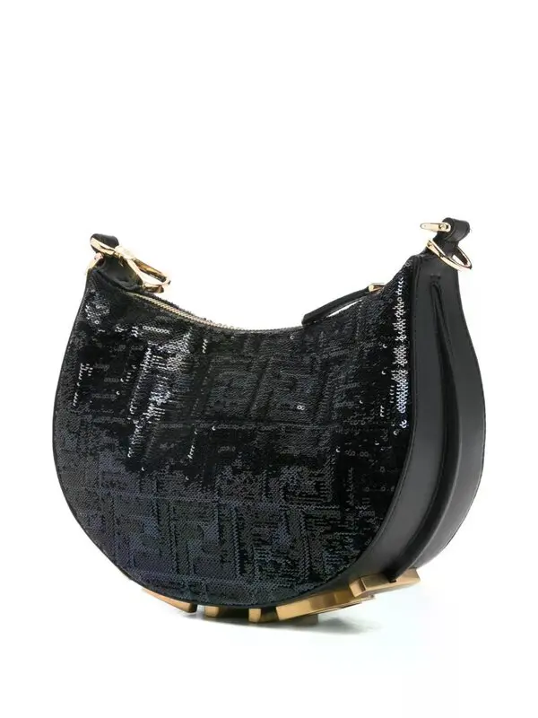 Fendi Mini Graphy Sequin-embellished Tote Bag