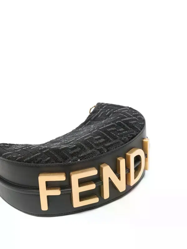 Fendi Mini Graphy Sequin-embellished Tote Bag