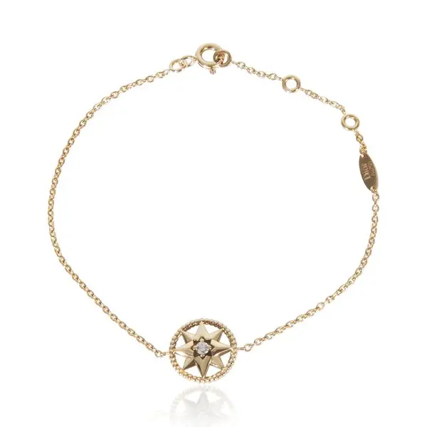 Dior Rose Des Vents Bracelet Gold, Mother Of Pearl And Diamond - Yellow_gold