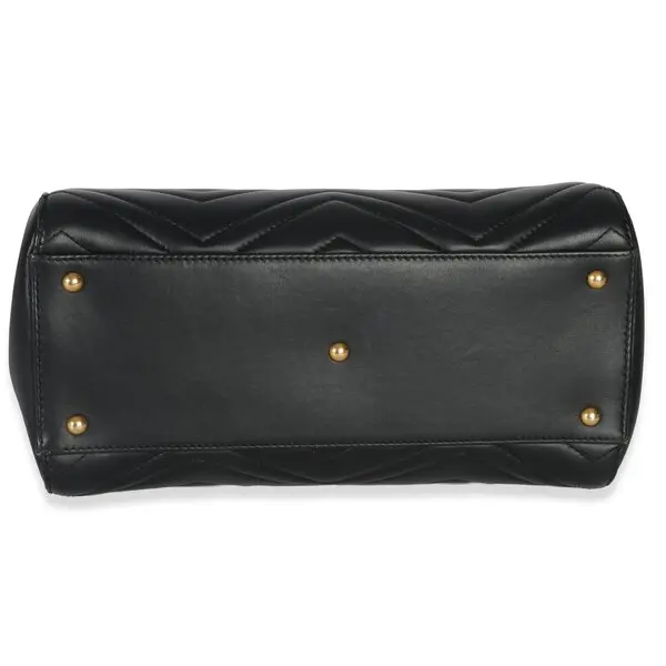 Gucci Matelassé Calfskin Marmont Top Handle Tote