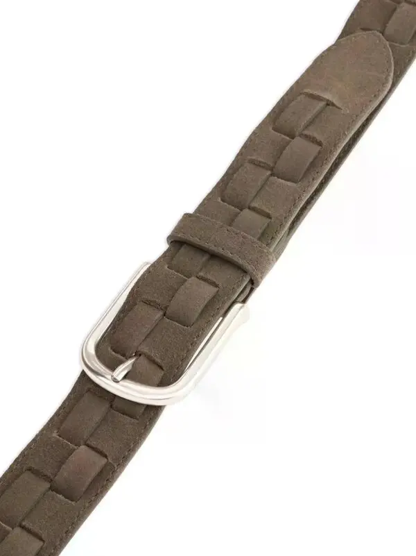 Boggi Milano Woven Suede Belt