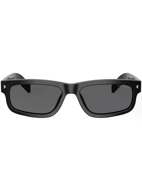 Prada Geometric-frame Sunglasses - Black