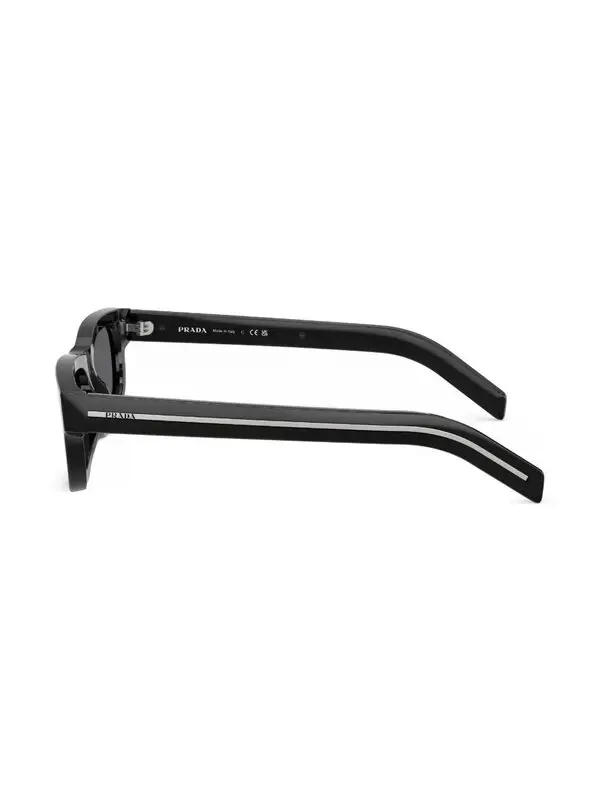 Prada Geometric-frame Sunglasses - Black