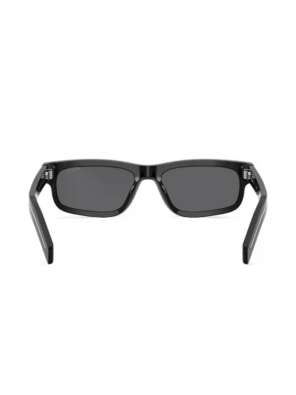 Prada Geometric-frame Sunglasses - Black