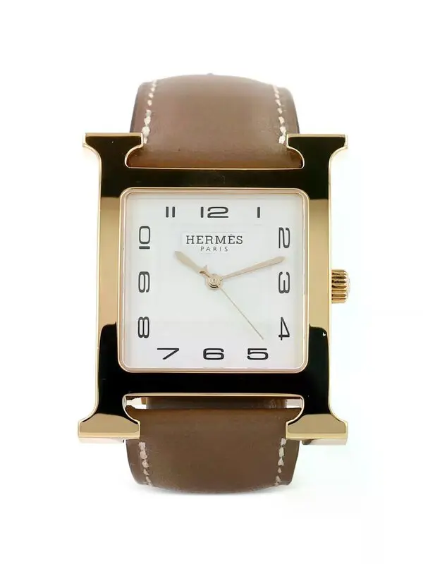 Hermès 2017 Heure H Ardillon Buckle 30mm Watch - Brown