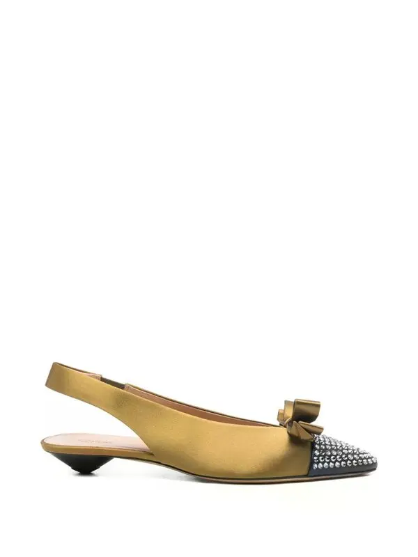 Chloé Alba Bow-detail Pointed-toe Pumps