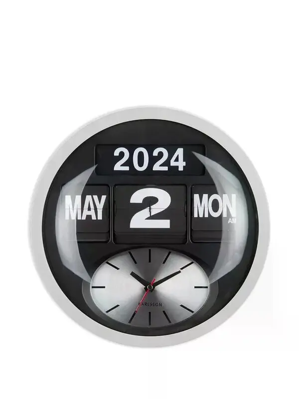 KARLSSON Calendar Analogue Clock - White