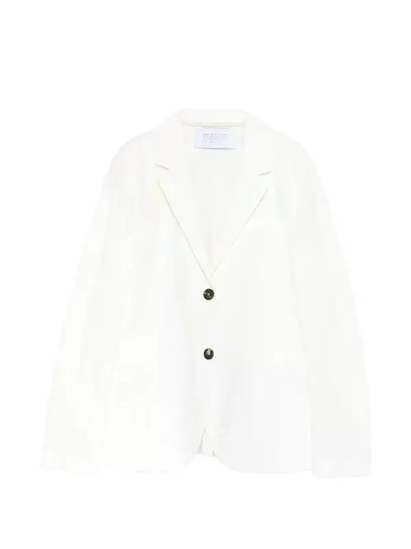 Harris Wharf London Honeycomb Blazer - White
