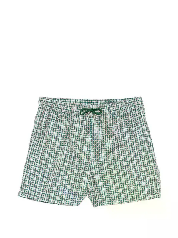 Simkhai Printed Swim Shorts - Green