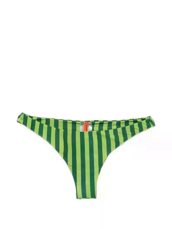 SIMONMILLER Striped Bikini Bottom - Green