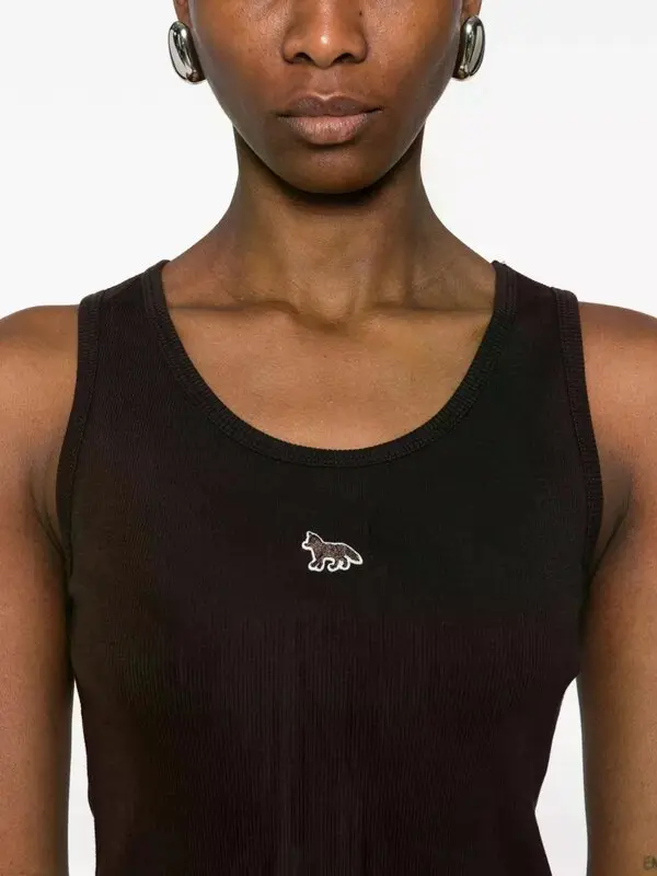 Maison Kitsuné Appliqué Top