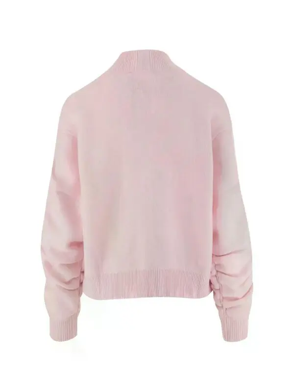 ALLUDE Zip Long-sleeve Sweatshirt