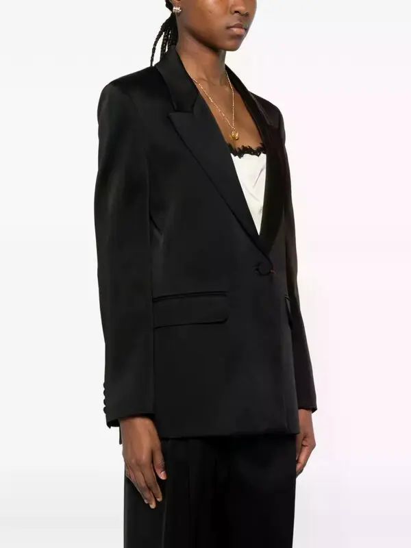 Max Mara Msealbino Single-breasted Jacket - Black