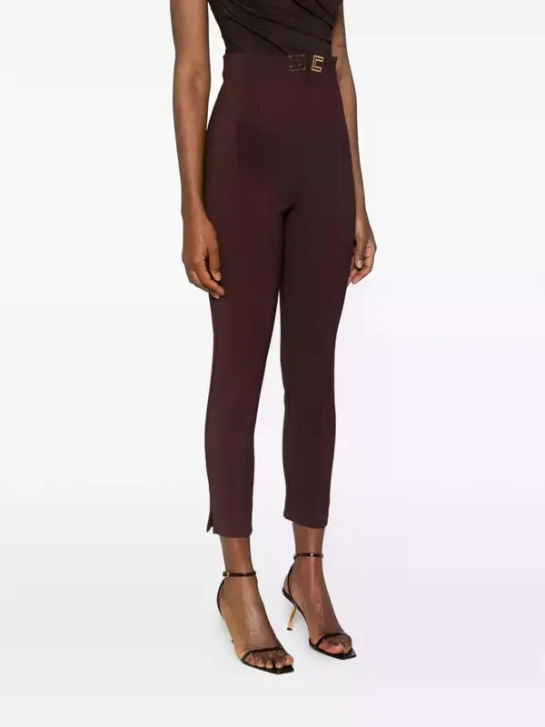 Elisabetta Franchi High-waist Cropped Trousers