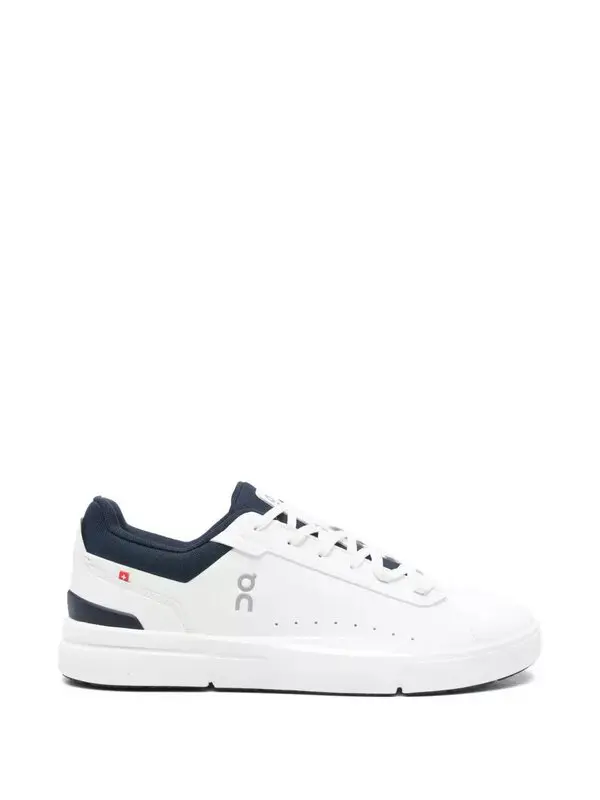 On Lace-up Sneakers - White