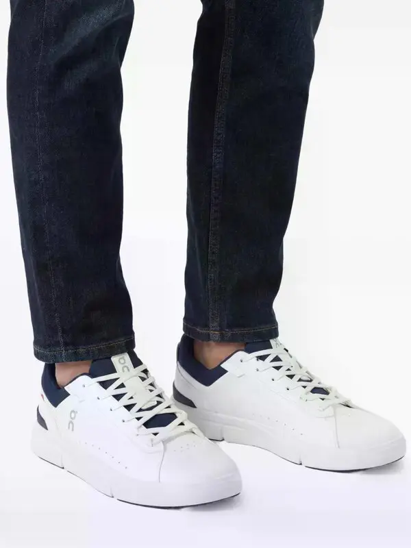 On Lace-up Sneakers - White