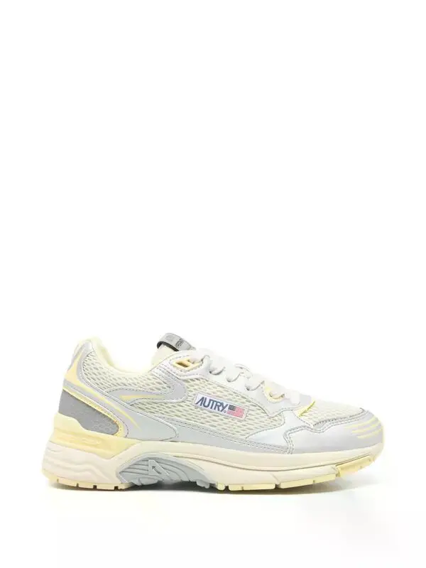 AUTRY Hyperway Panelled Sneakers - Yellow